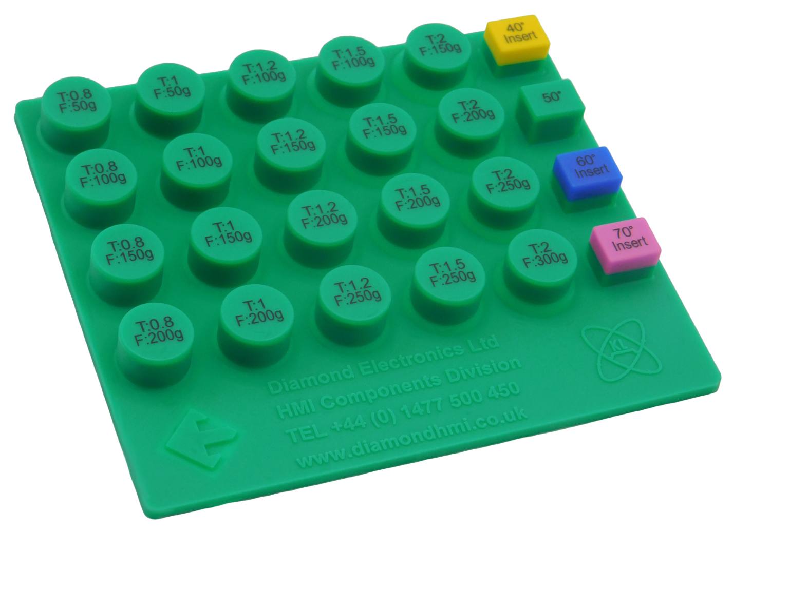 Silicone Rubber Keypad Design Tool | Diamond HMI