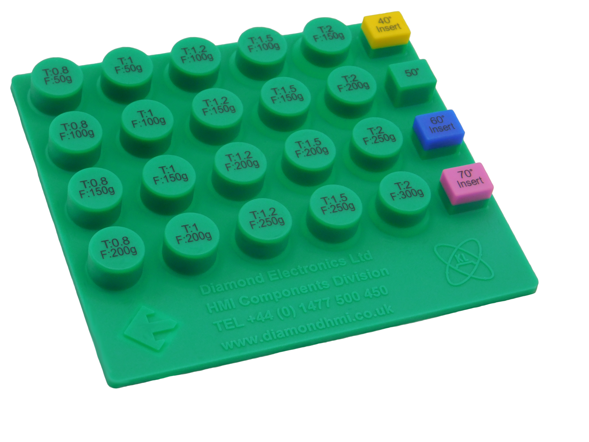 Silicone Rubber Keypad Design Tool | Diamond HMI