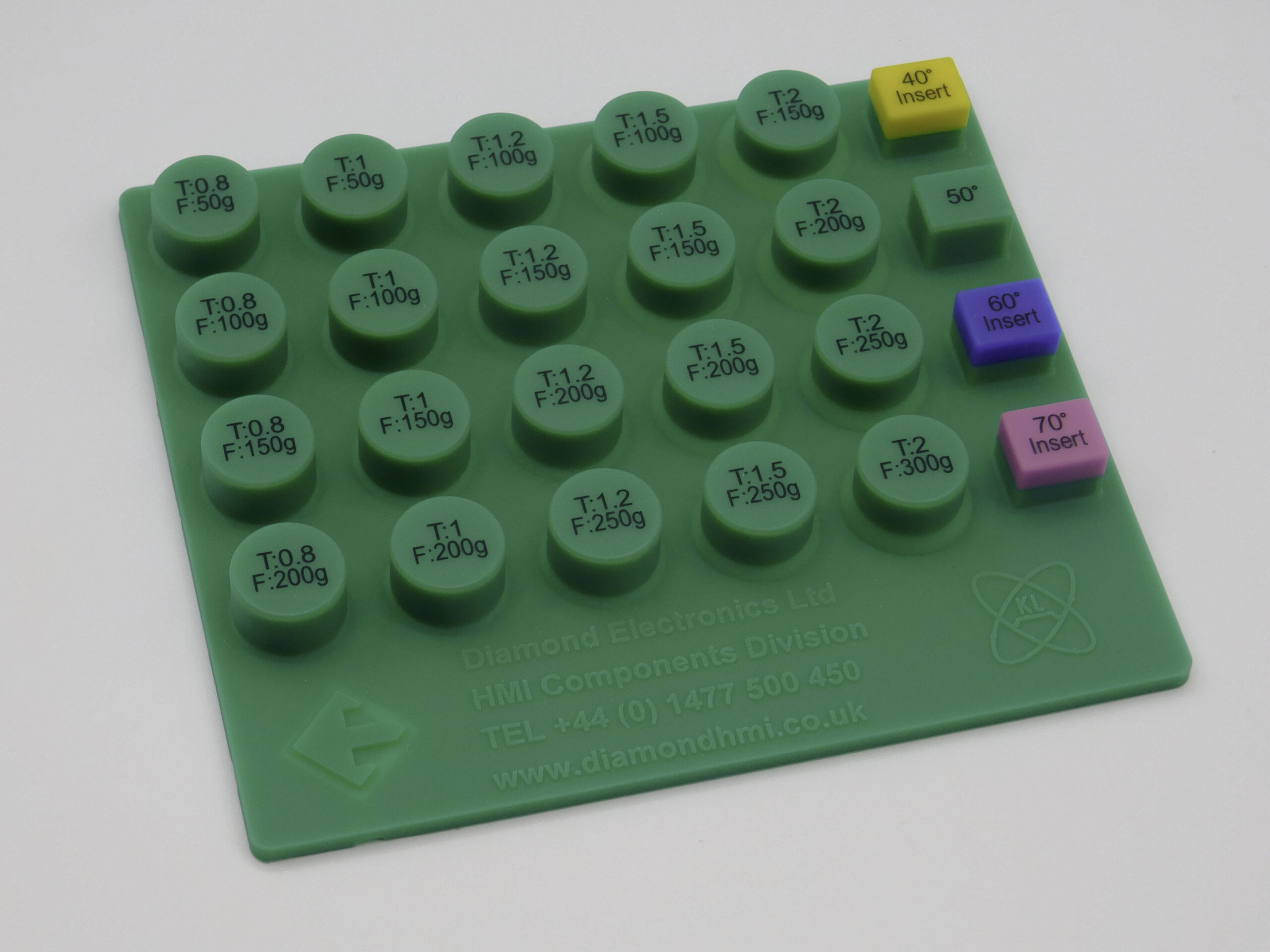 Silicone Rubber Keypad Design Tool | Diamond HMI