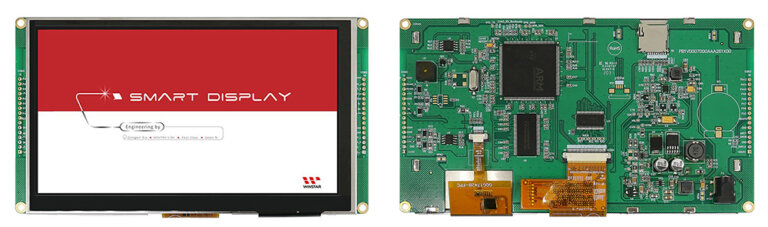 7-inch CAN Bus TFT Display with Projected Capacitive Touch - Diamond HMI
